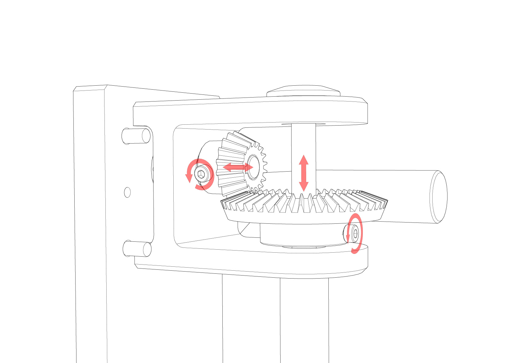 Prime Service Miter Gears - Craig Lyn Design Studio